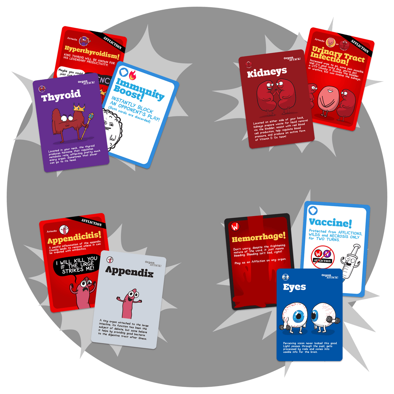 Organ Attack Game by Awkward Yeti Games – Nutt Heads