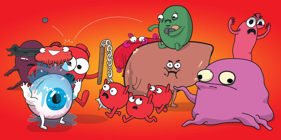 Organ Attack Game by Awkward Yeti Games – Nutt Heads