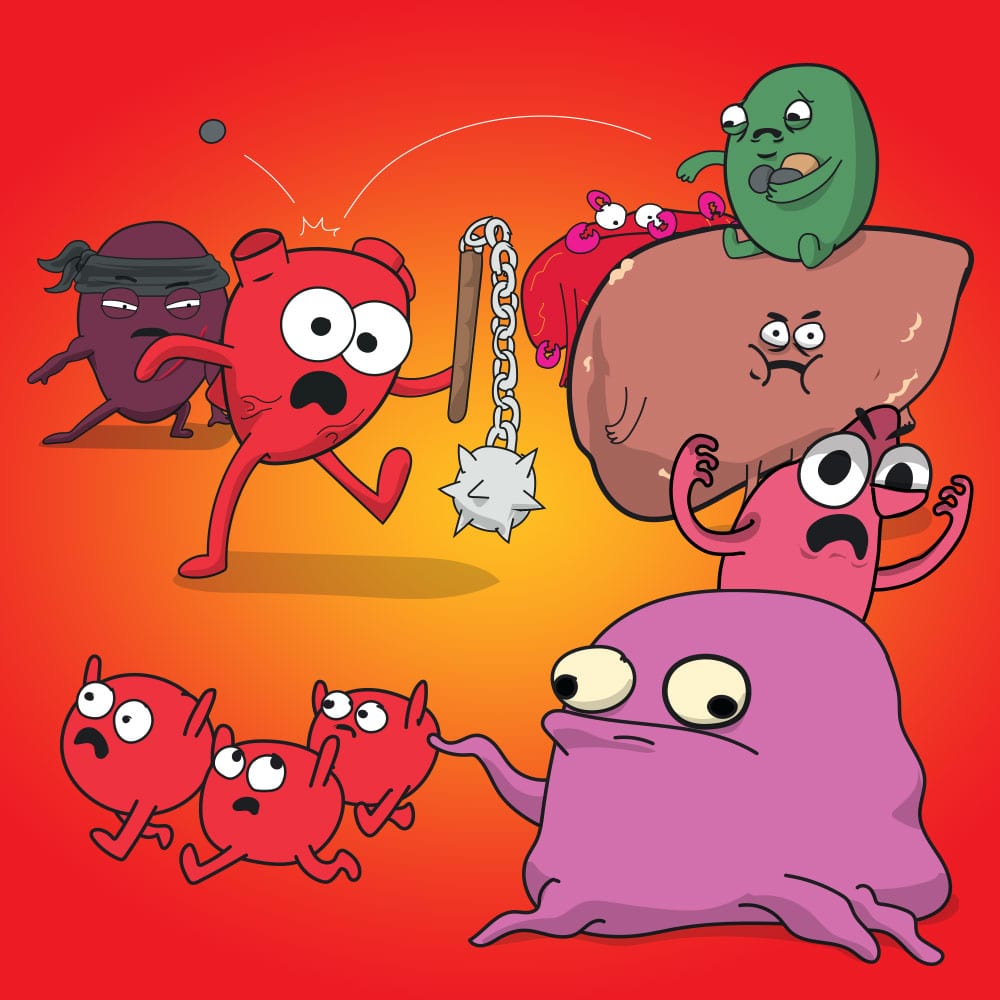 Organ Attack Game by Awkward Yeti Games – Nutt Heads